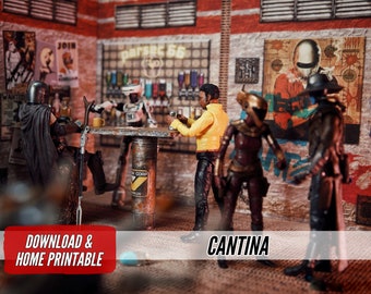 Home Printable Diorama industrial Warehouse for Home Printing A4 Paper ...