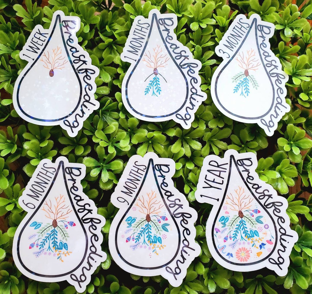 Breastfeeding Sticker, Breastfeeding Milestone Sticker, Pumping ...
