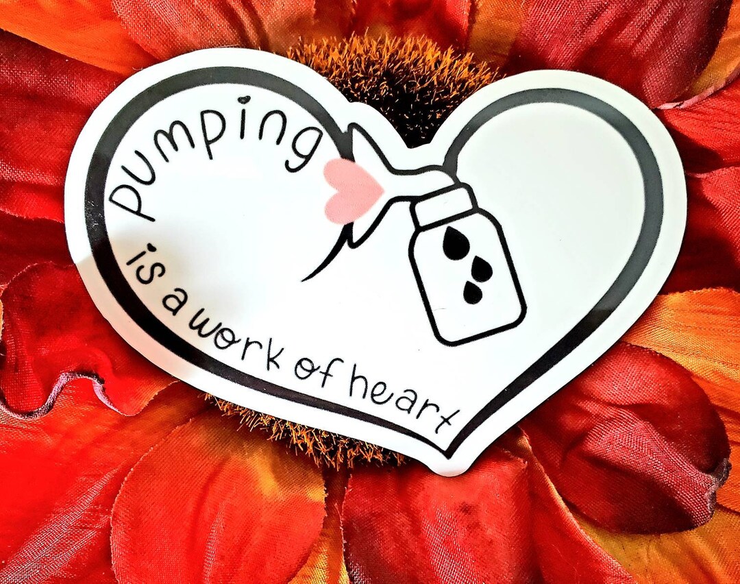 Breastfeeding Sticker, Pump Sticker, Breast Pump Decal, Breastfeeding ...