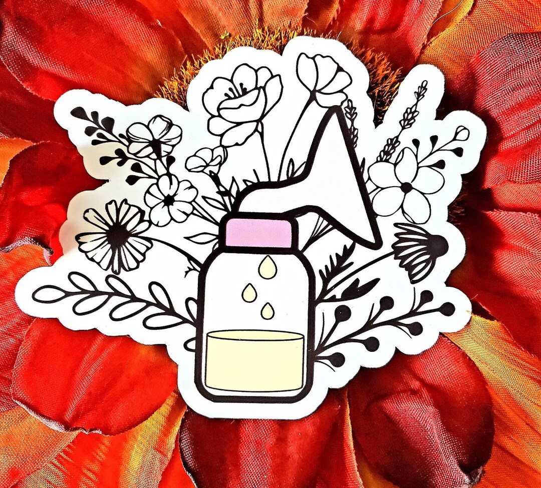 Breastfeeding Sticker, Pump Sticker, Breast Pump Decal, Breastfeeding ...