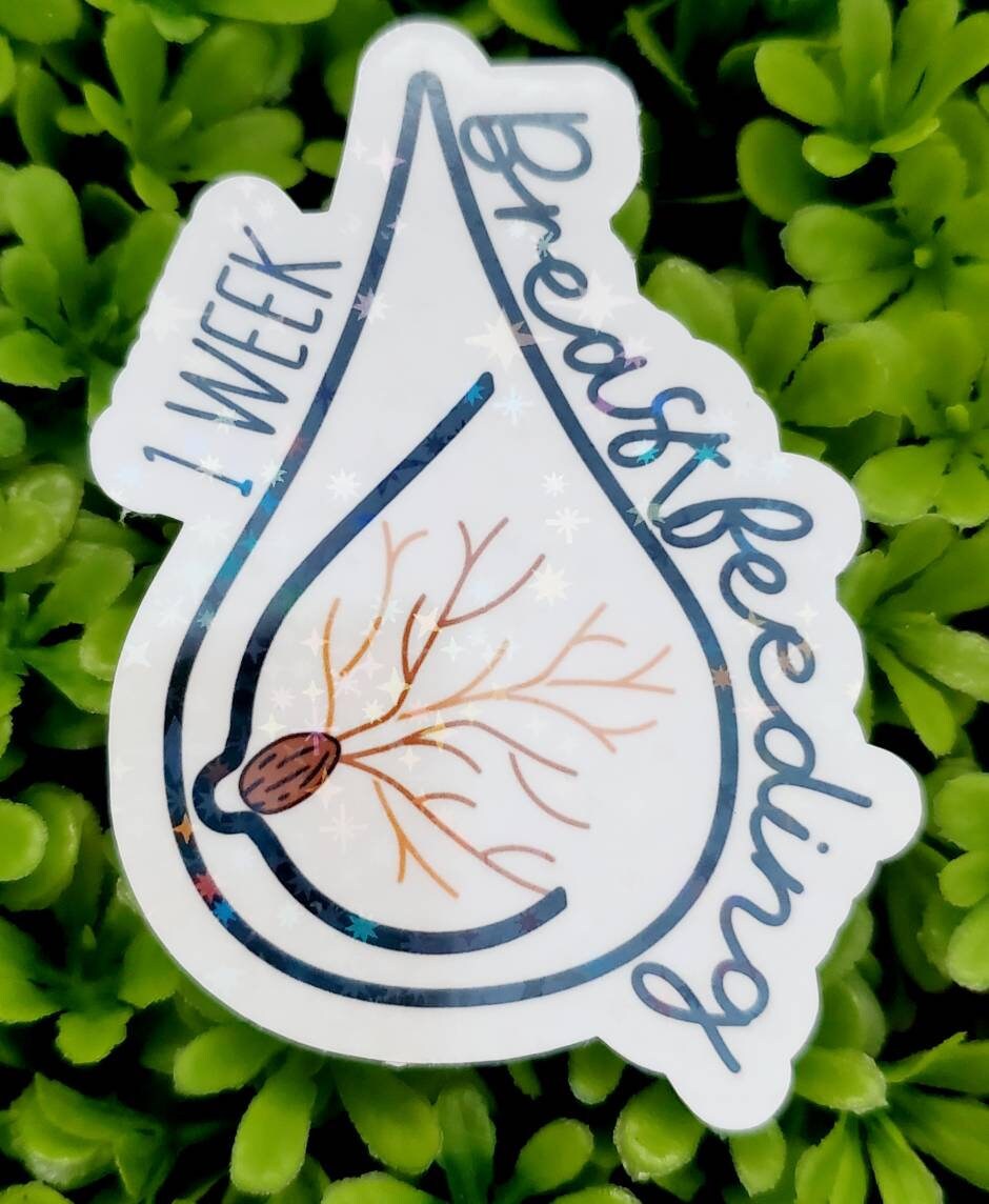 Breastfeeding Sticker, Breastfeeding Milestone Sticker, Pumping ...