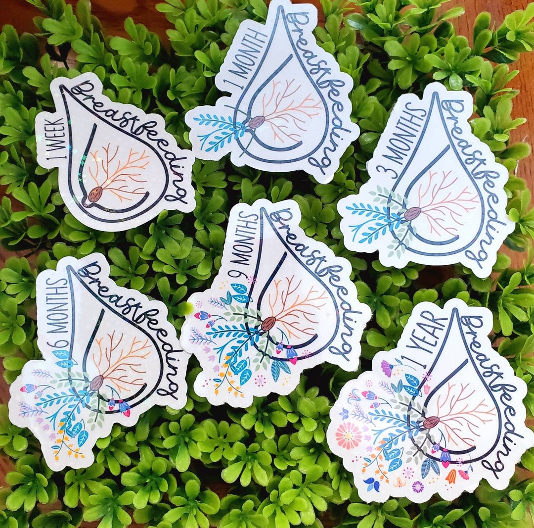 Breastfeeding Sticker, Breastfeeding Milestone Sticker, Pumping ...