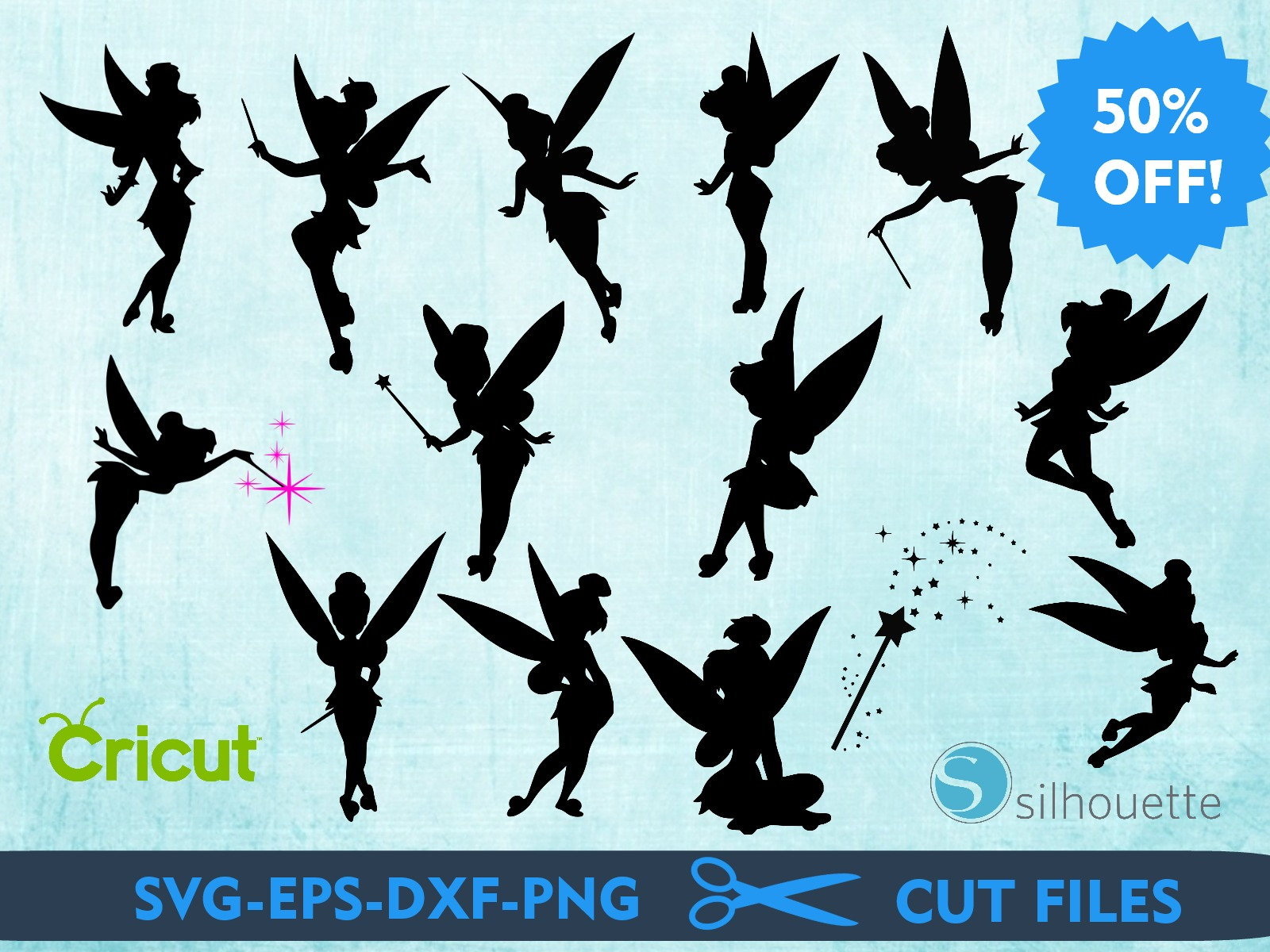Tinkerbell svg bundle Tinkerbell clipart cut files for | Etsy