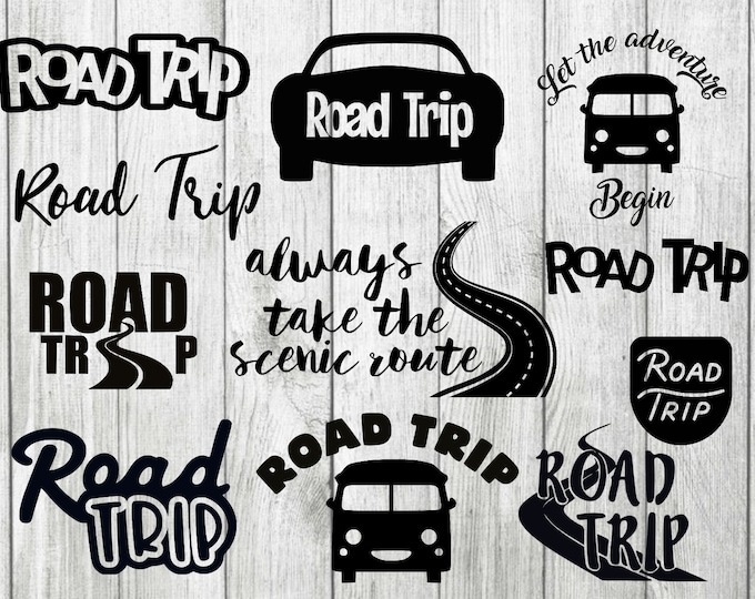 Road Trip Svg Bundle Vacation Svg Bundle Road Trip Clipart - Etsy