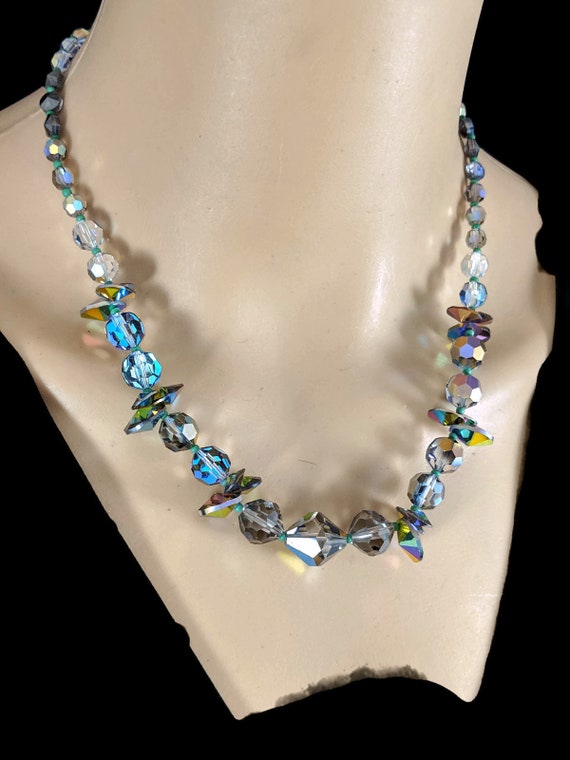 Vendome Crystal Aurora Borealis Watermelon Rivoli Bea… - Gem