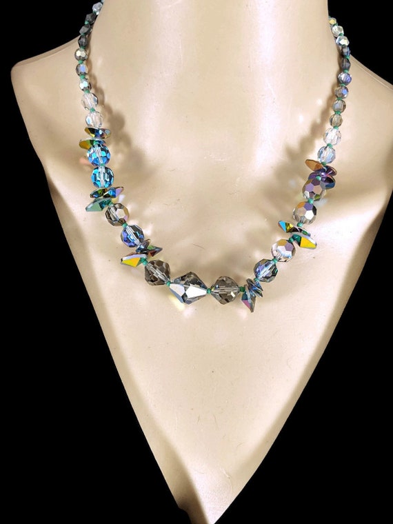 Vendome Crystal Aurora Borealis Watermelon Rivoli Bea… - Gem