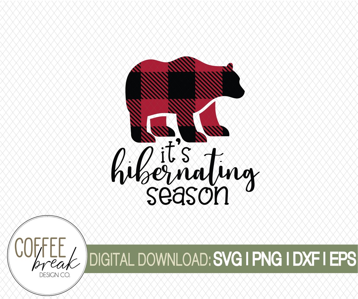 Hibernating Season SVG Mama Bear Svg Hibernate Svg | Etsy