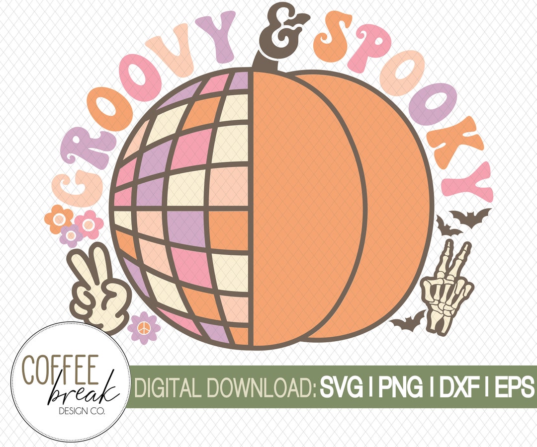 Groovy and Spooky SVG | Groovy Halloween Png | Groovy Halloween Svg ...