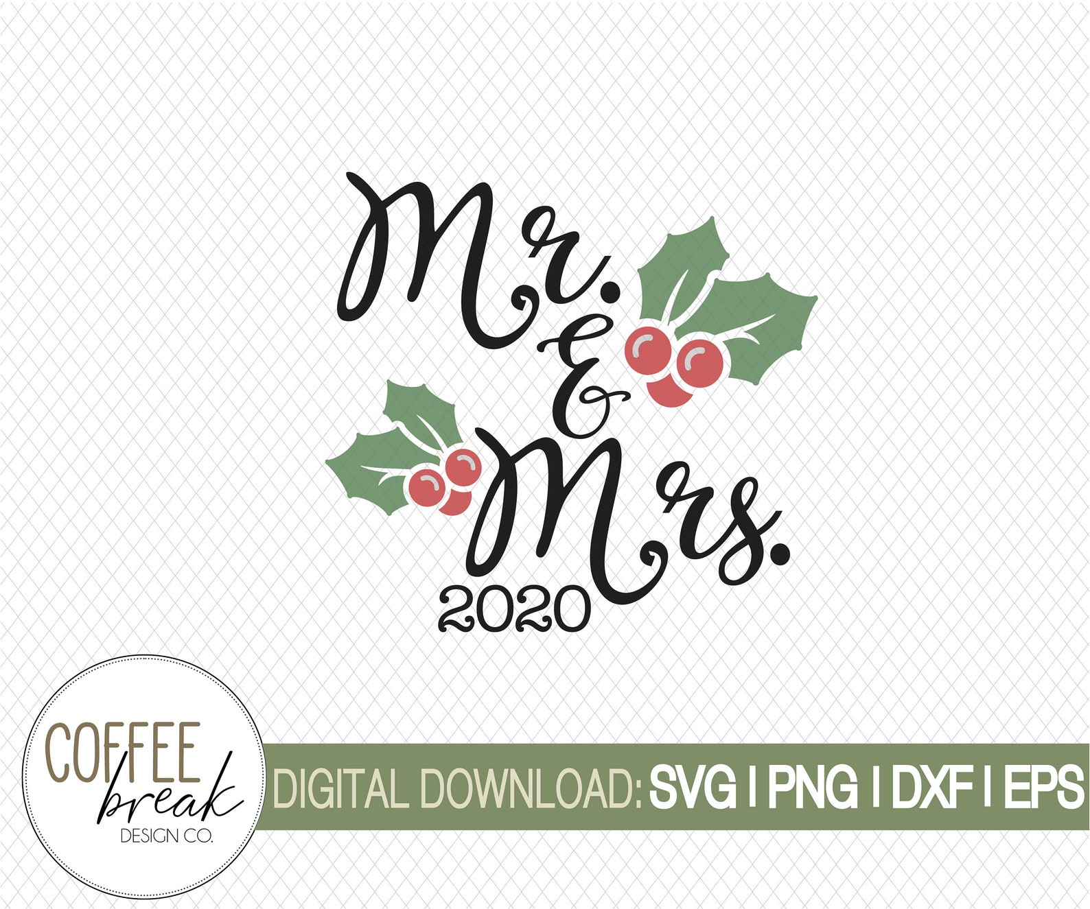 Mr. and Mrs. Ornament SVG Married Christmas Ornament 2020 - Etsy