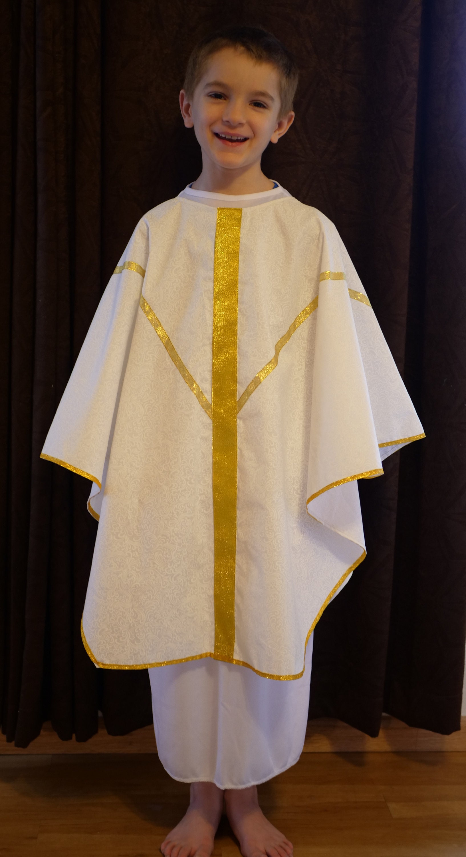 Catholic Priest Costume Little Boy