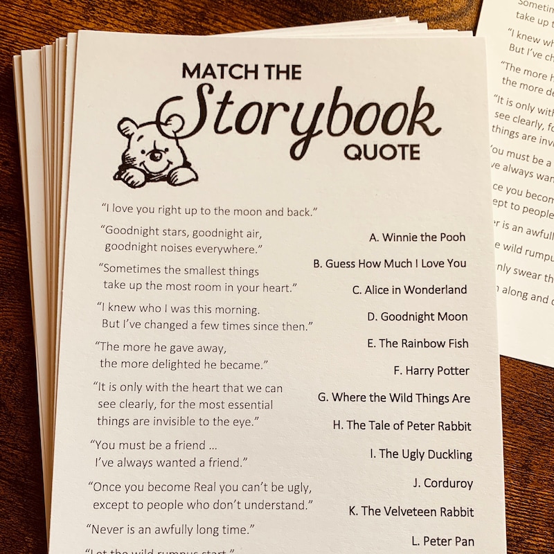 Storybook Print - Etsy