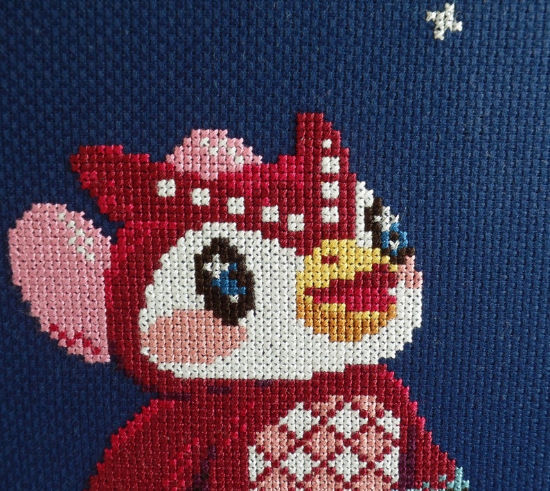 Celeste Animal Crossing Modern Cross Stitch Pattern/pdf - Etsy UK