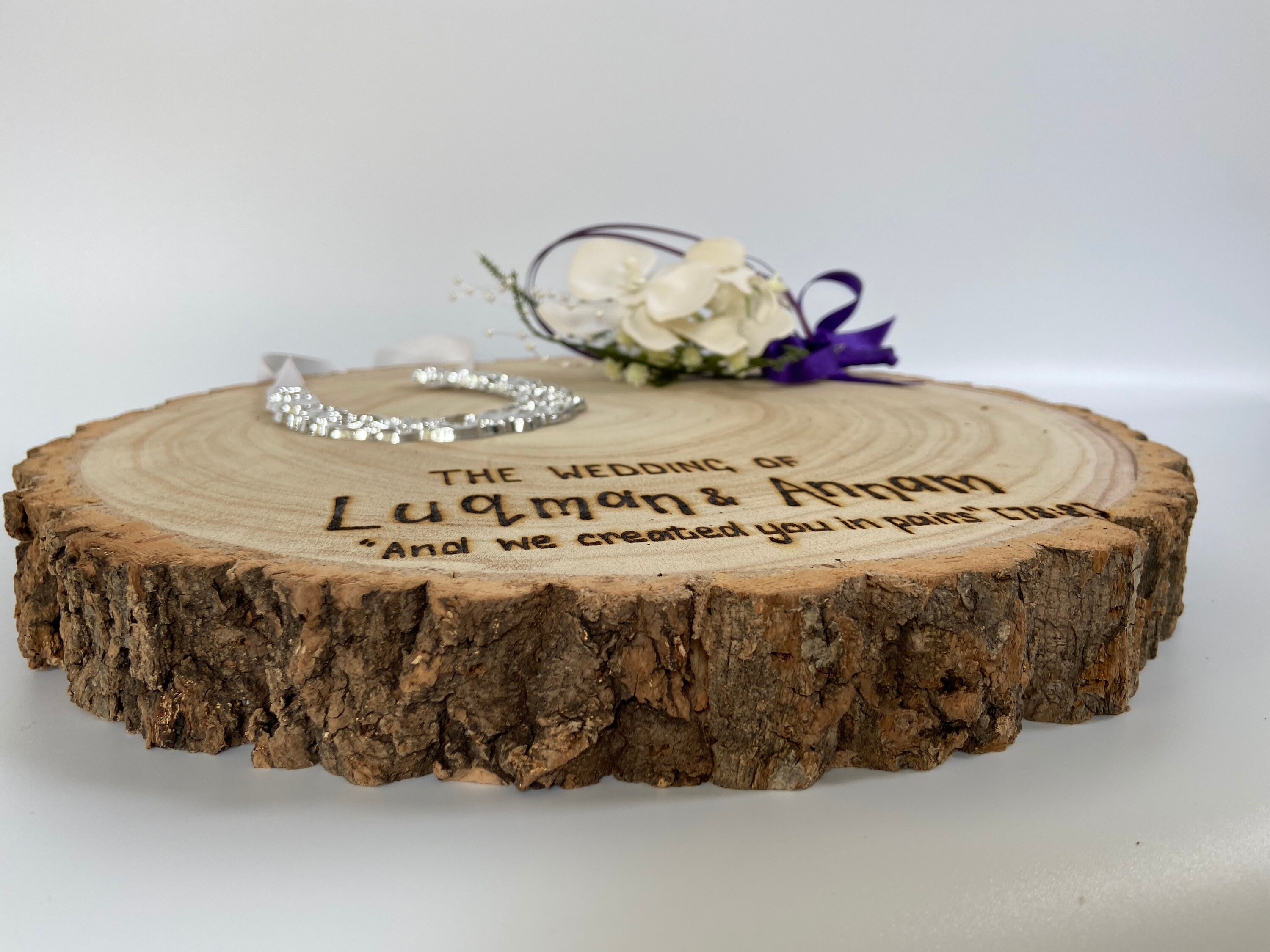 Nikkah Wedding Engagement Ring Plate Personalised Large | Etsy