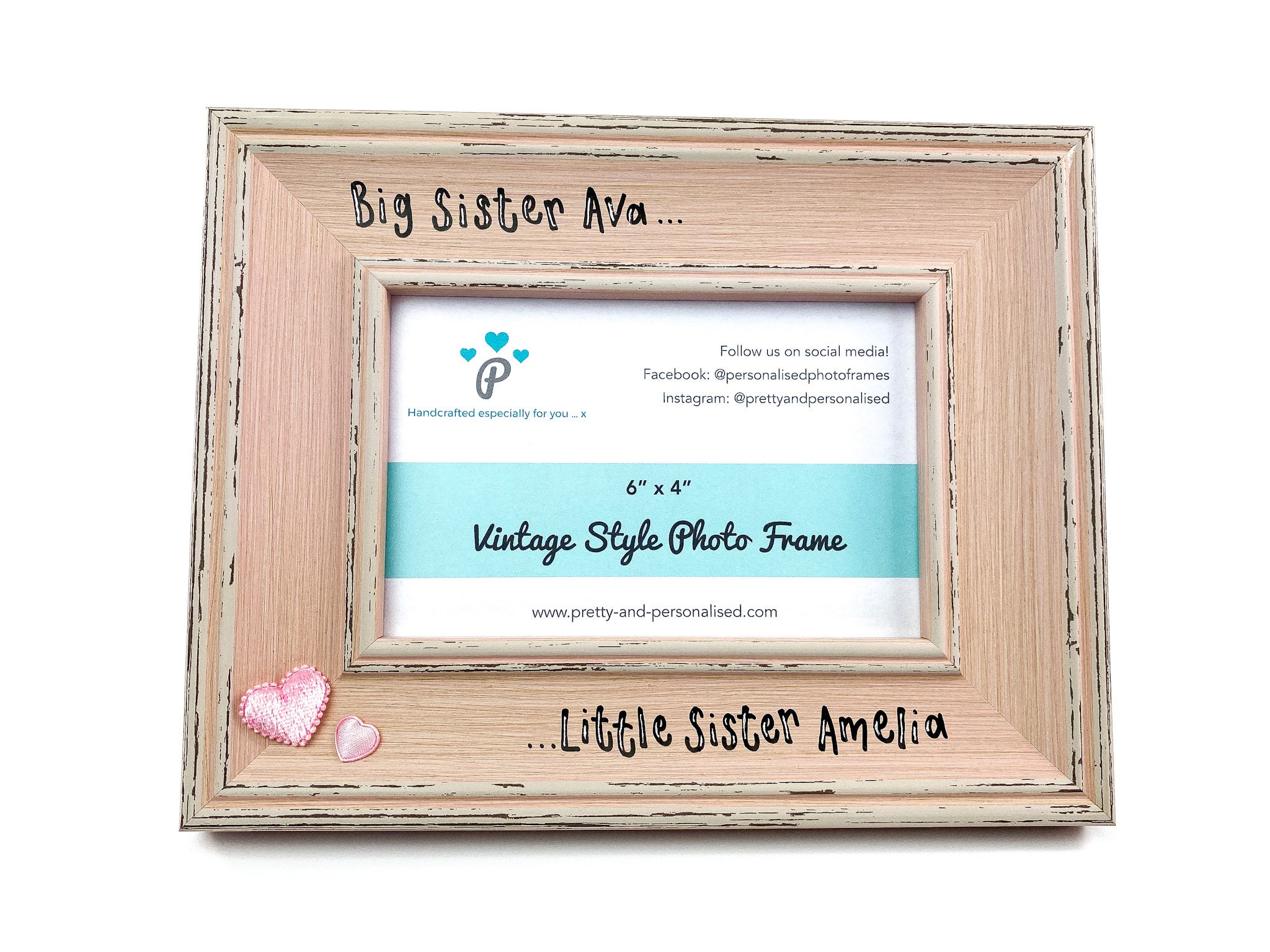 Big Sister Little Sister / Brother Personalised Photo Frame - Etsy