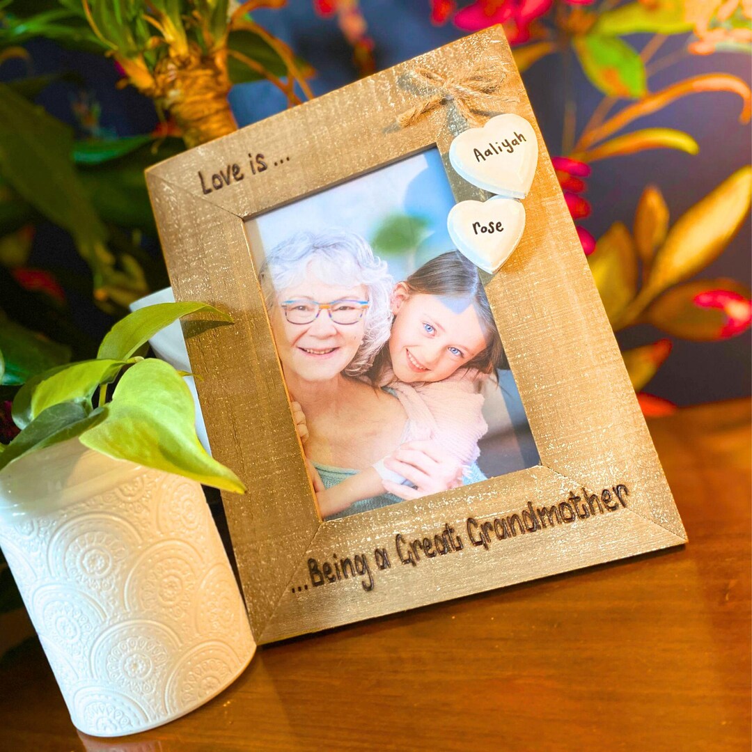 Great Grandmother Personalised Photo Frame | Grandma Nan Nanny | Love ...