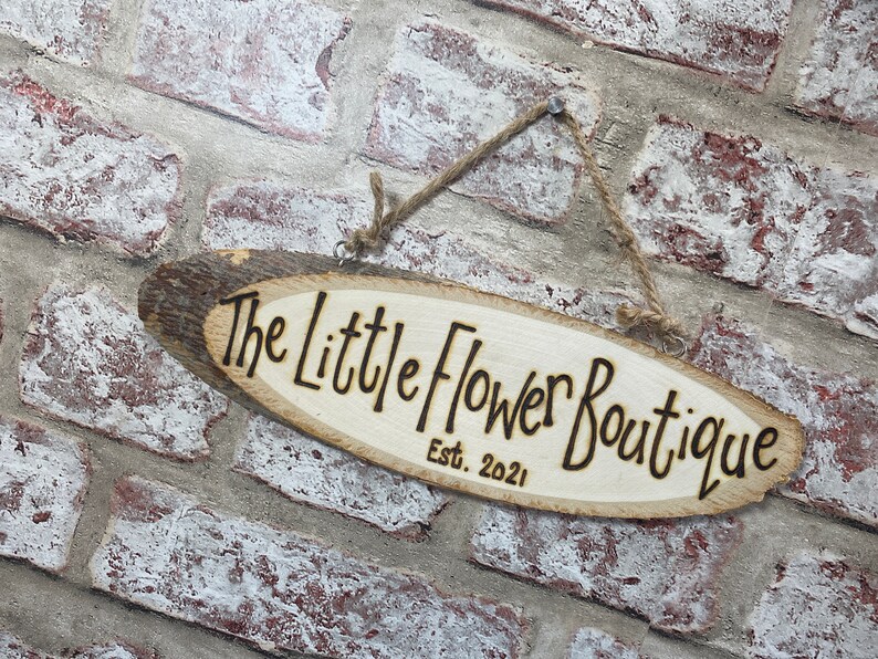 Personalised Custom Bespoke Wooden Rustic Wall Door Plaque - Etsy