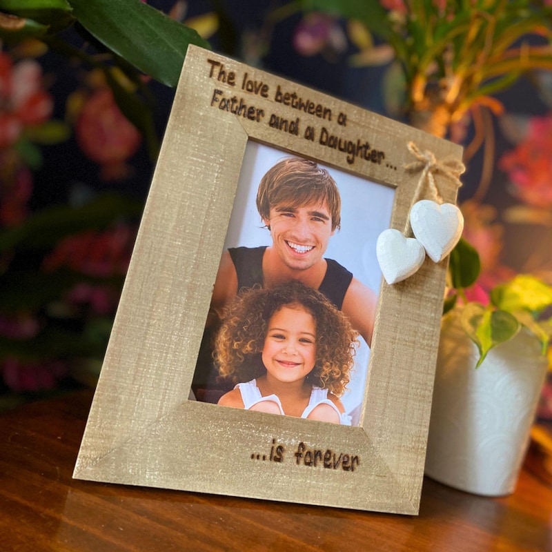 Daddy Daughter Picture Frame - Etsy