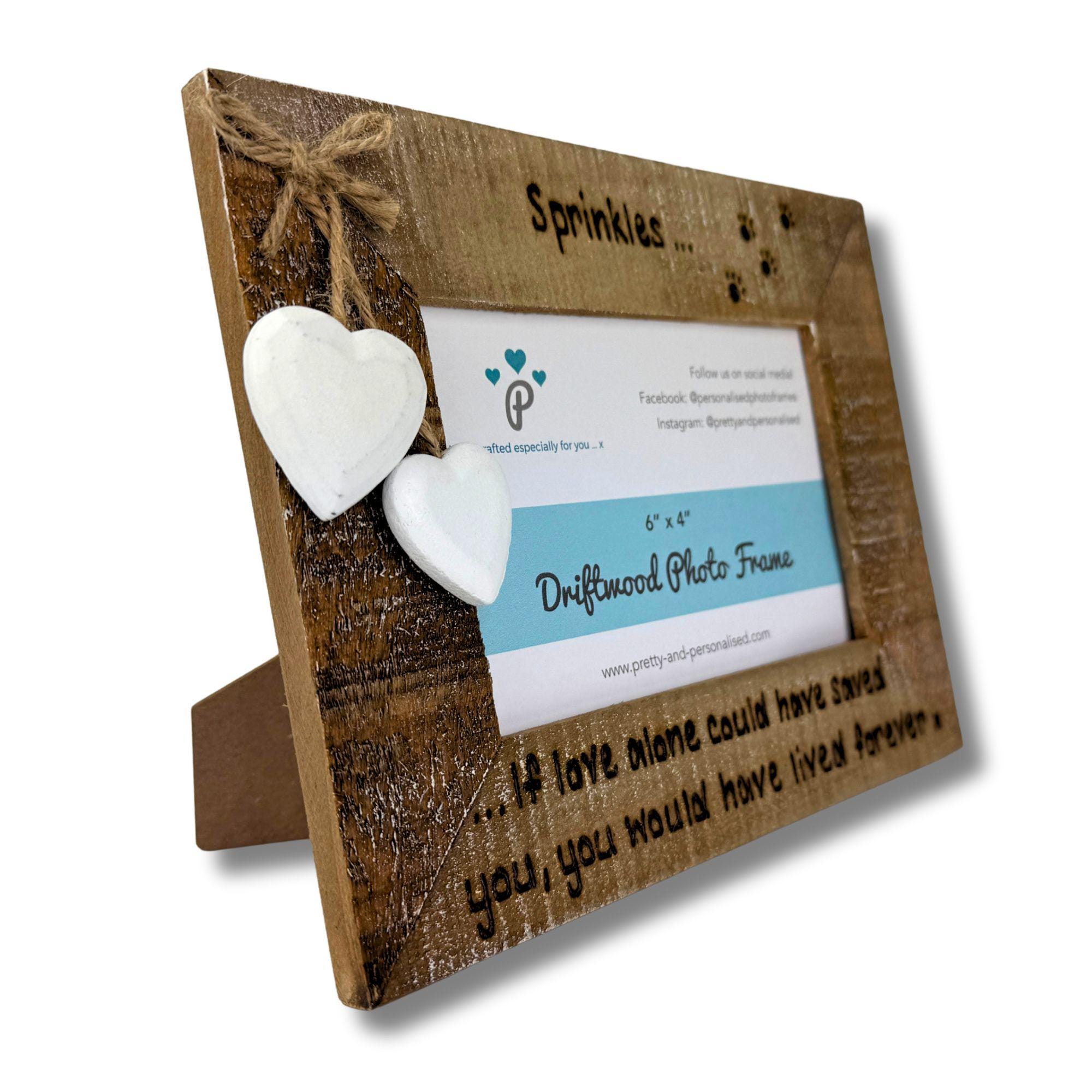 Dog Cat Loss Photo Frame If Love Alone Could Have Saved You | Memorial ...