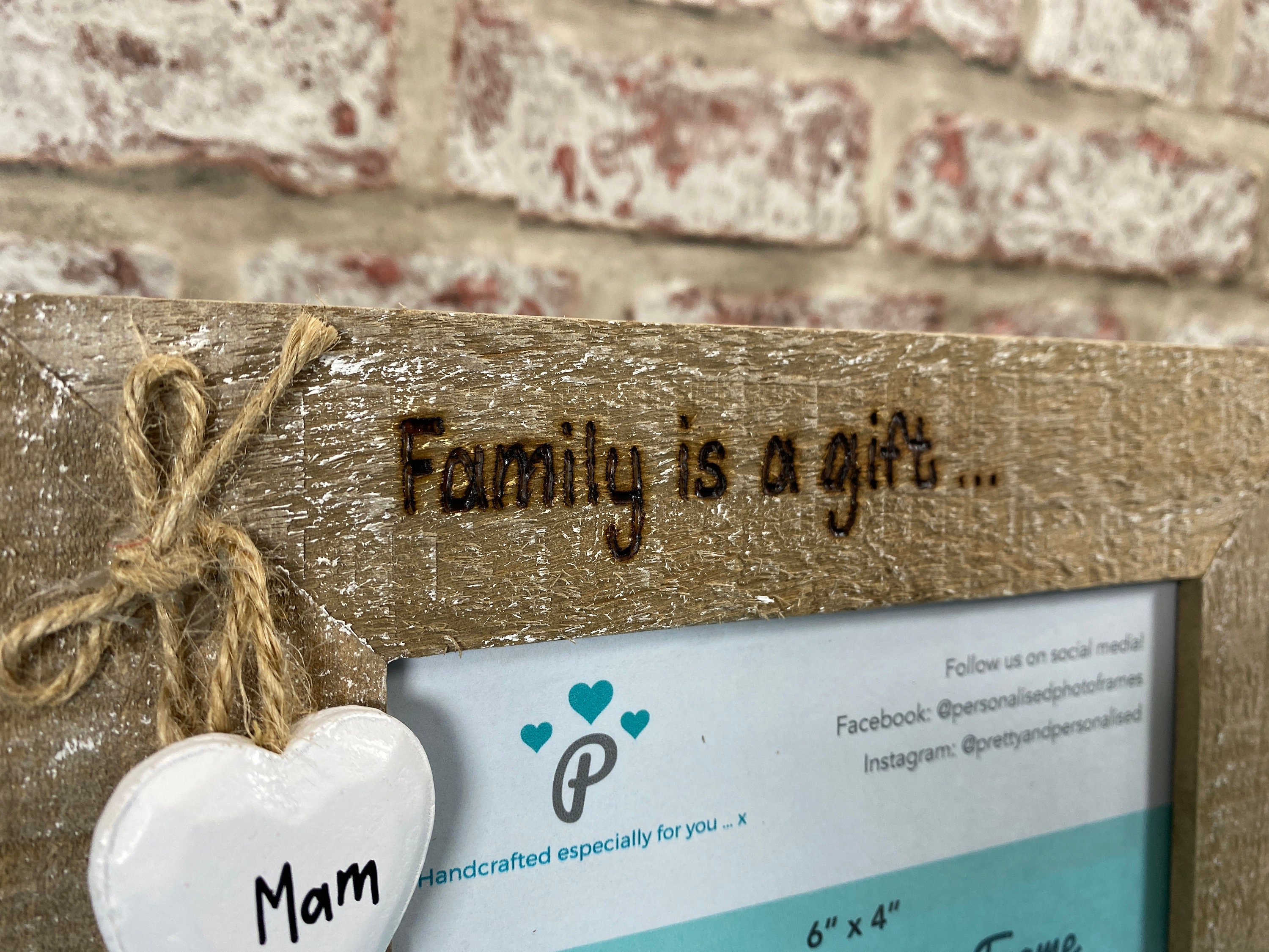 Family Is A Gift... That Lasts Forever Mom / Dad Gift / | Etsy