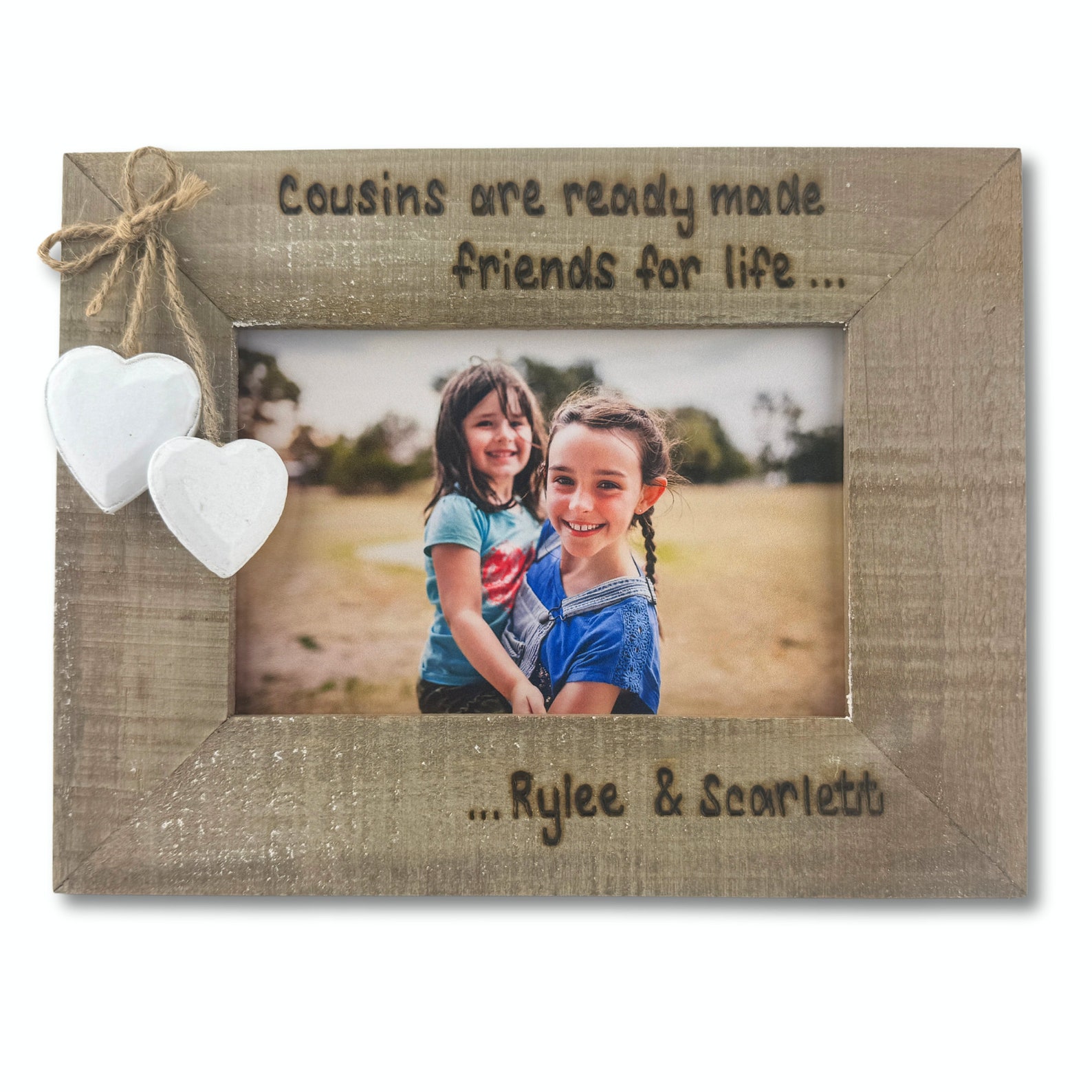 Cousins Photo Frame Personalised | Cousins Are Ready Made Friends for ...