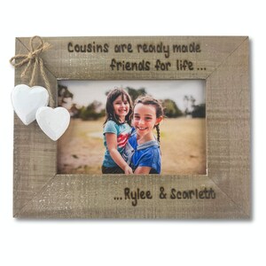Cousins Photo Frame Personalised | Cousins Are Ready Made Friends for ...