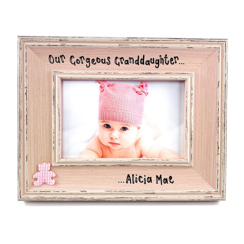 Personalised Pink Picture Frames - Etsy UK