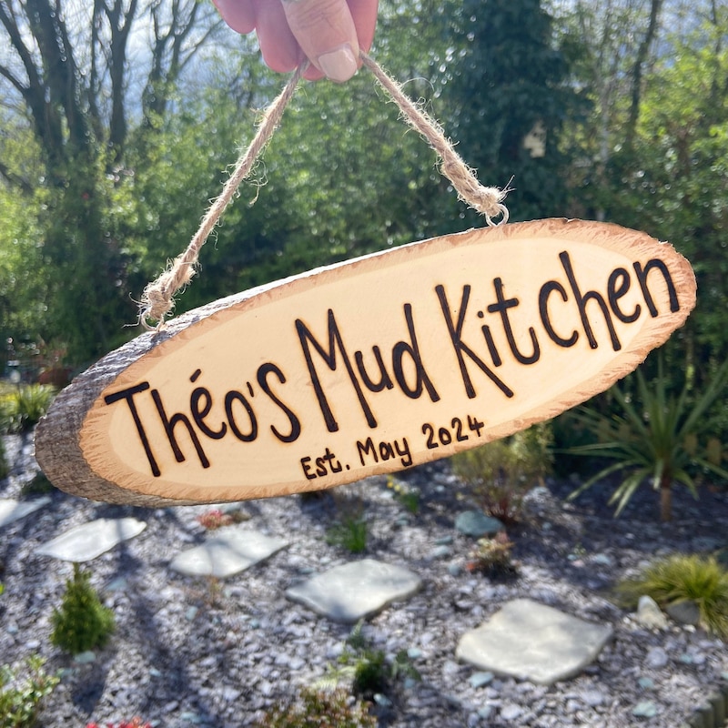 Kids Kitchen Hanging Sign - Etsy