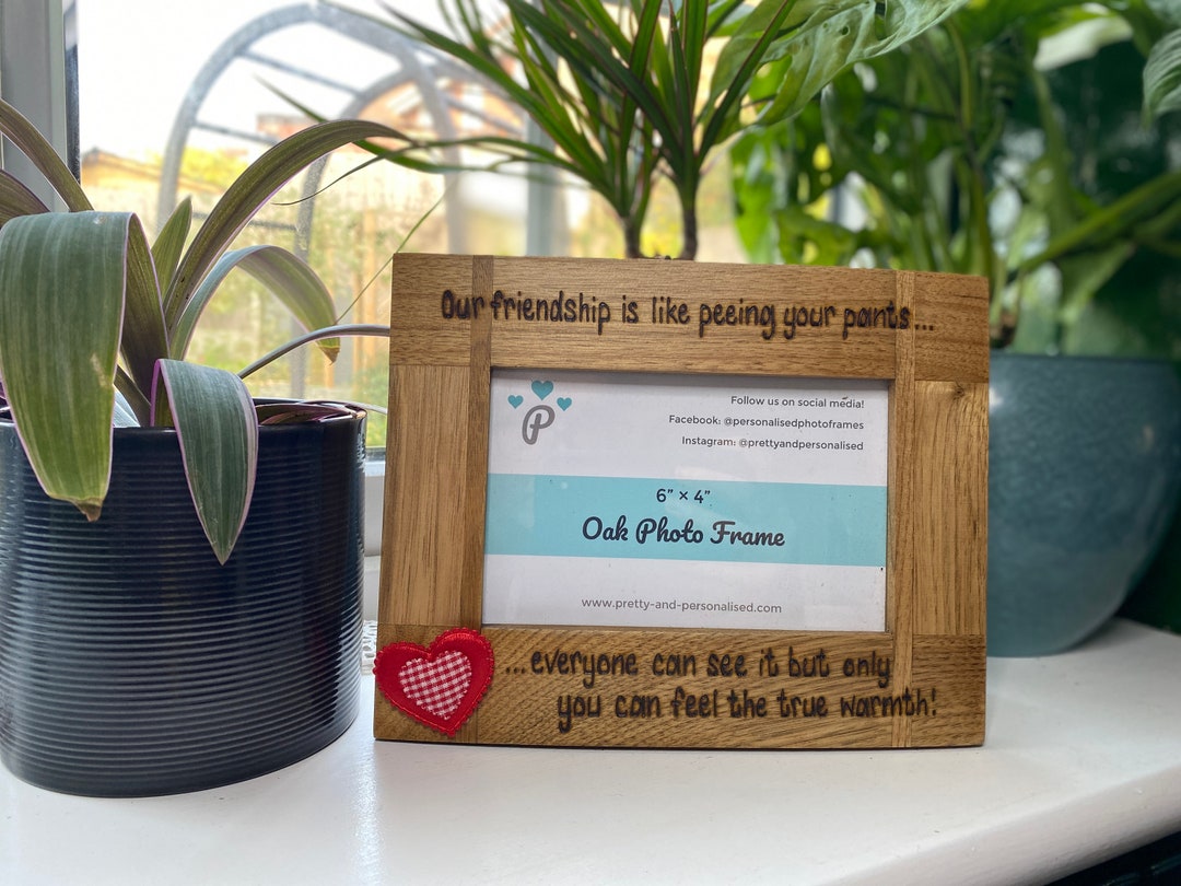 Best Friend | Our Friendship is Like Peeing Your Pants | Personalised ...