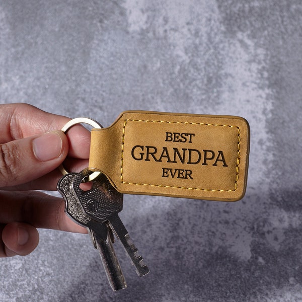 Keychain for Grandpa - Etsy