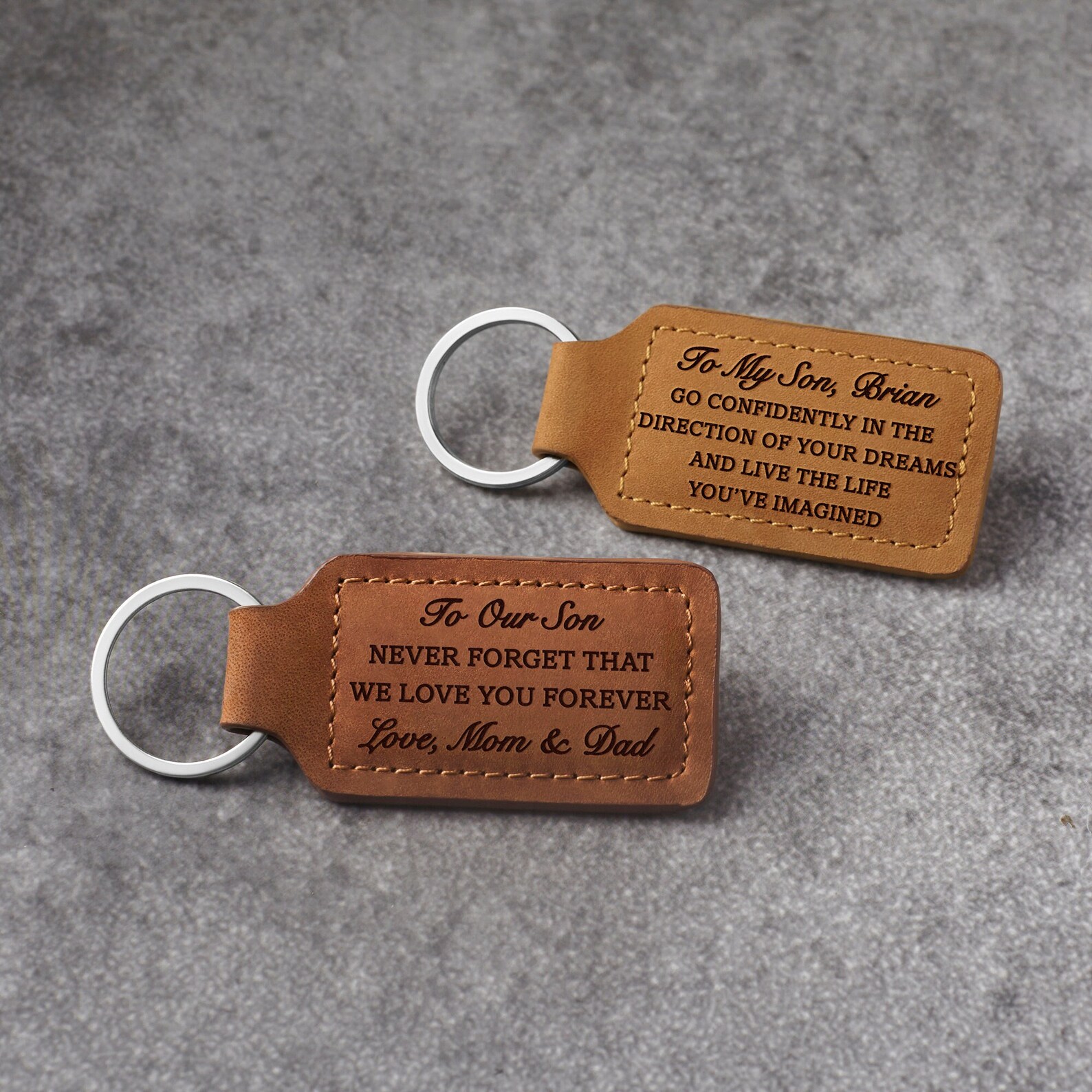 Gift for Adult Son Son Keychain to My Son Keychain Gifts - Etsy
