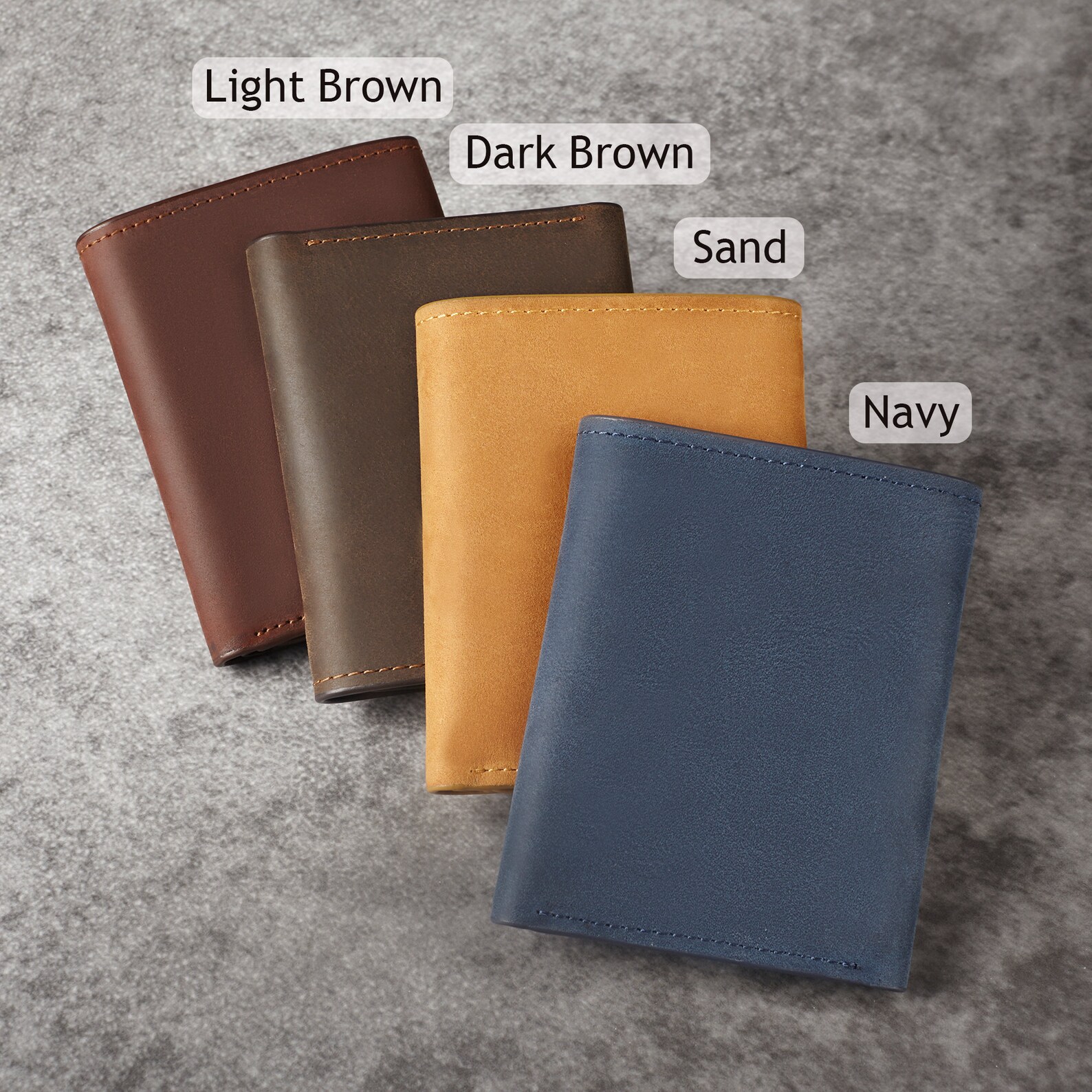 Trifold Wallet for Dad Kid Drawing Wallet Dad Wallets - Etsy