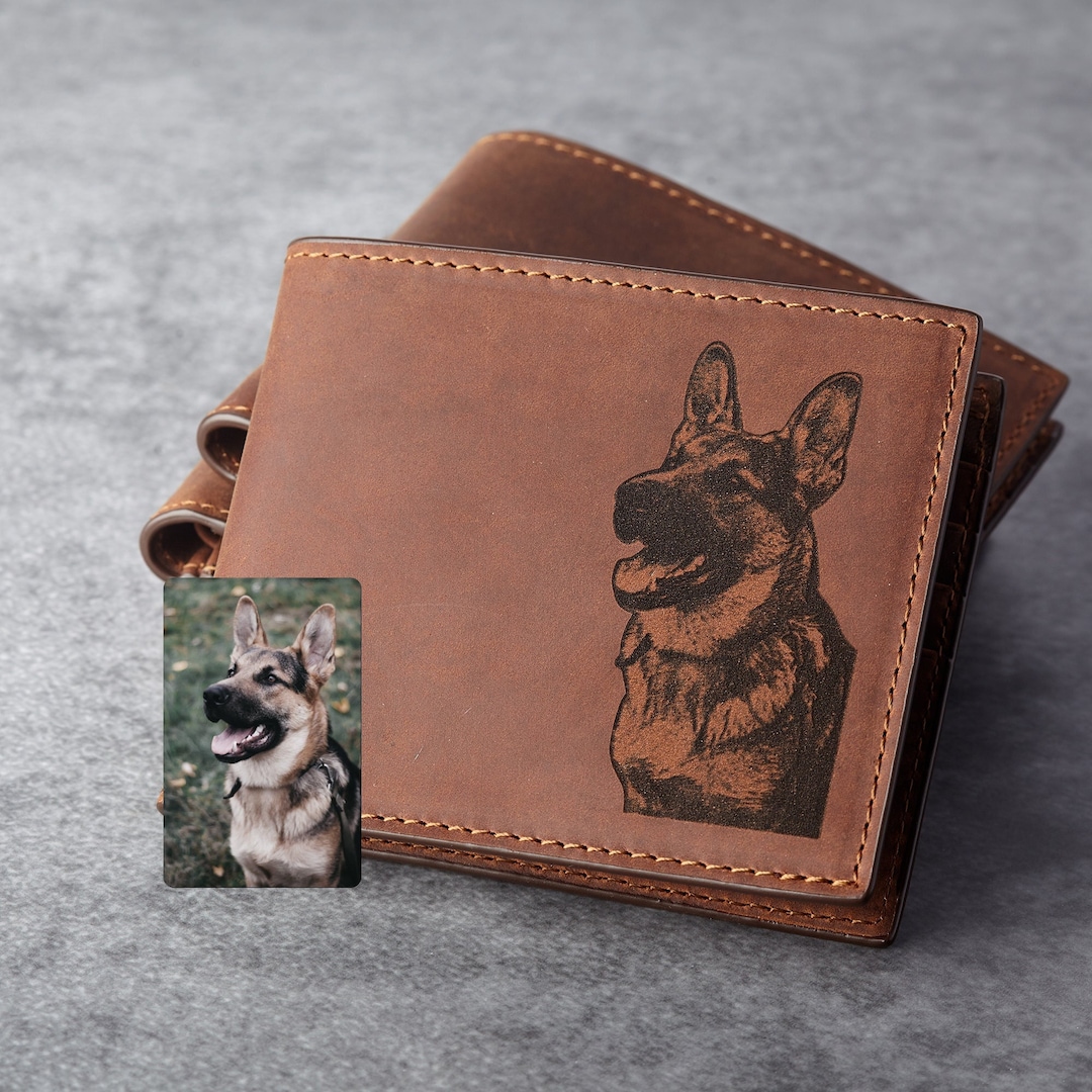 Pet Photo Gifts, Wallet Gift for Dog Dad,dog Dad Custom Gift,photo ...