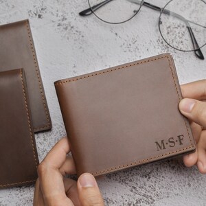 Dad Wallet Bifold Personalized Wallet For DadPersonalized | Etsy