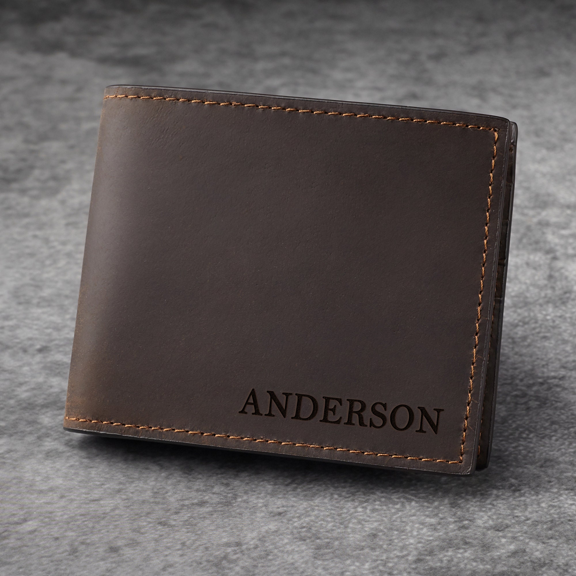 Dad Wallet Bifold Personalized Wallet For DadPersonalized | Etsy