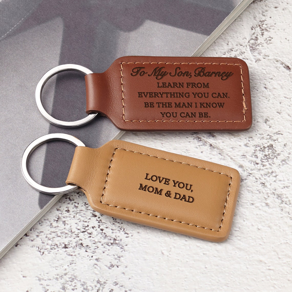 Gift for Adult Son Son Keychain to My Son Keychain Gifts | Etsy