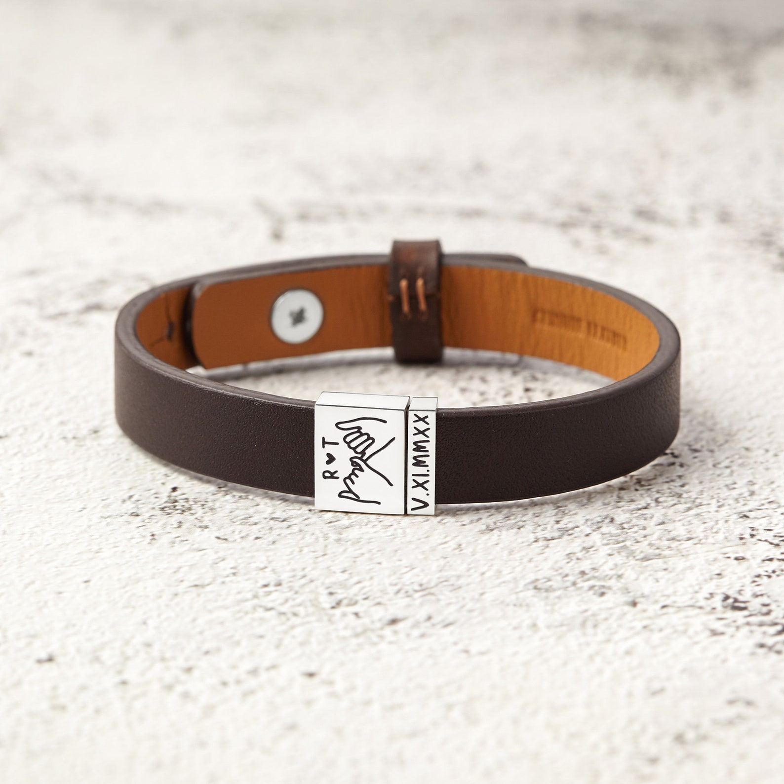 Pinky Swear Bracelets, Promise Custom Gift for Him, Gift for Him ...