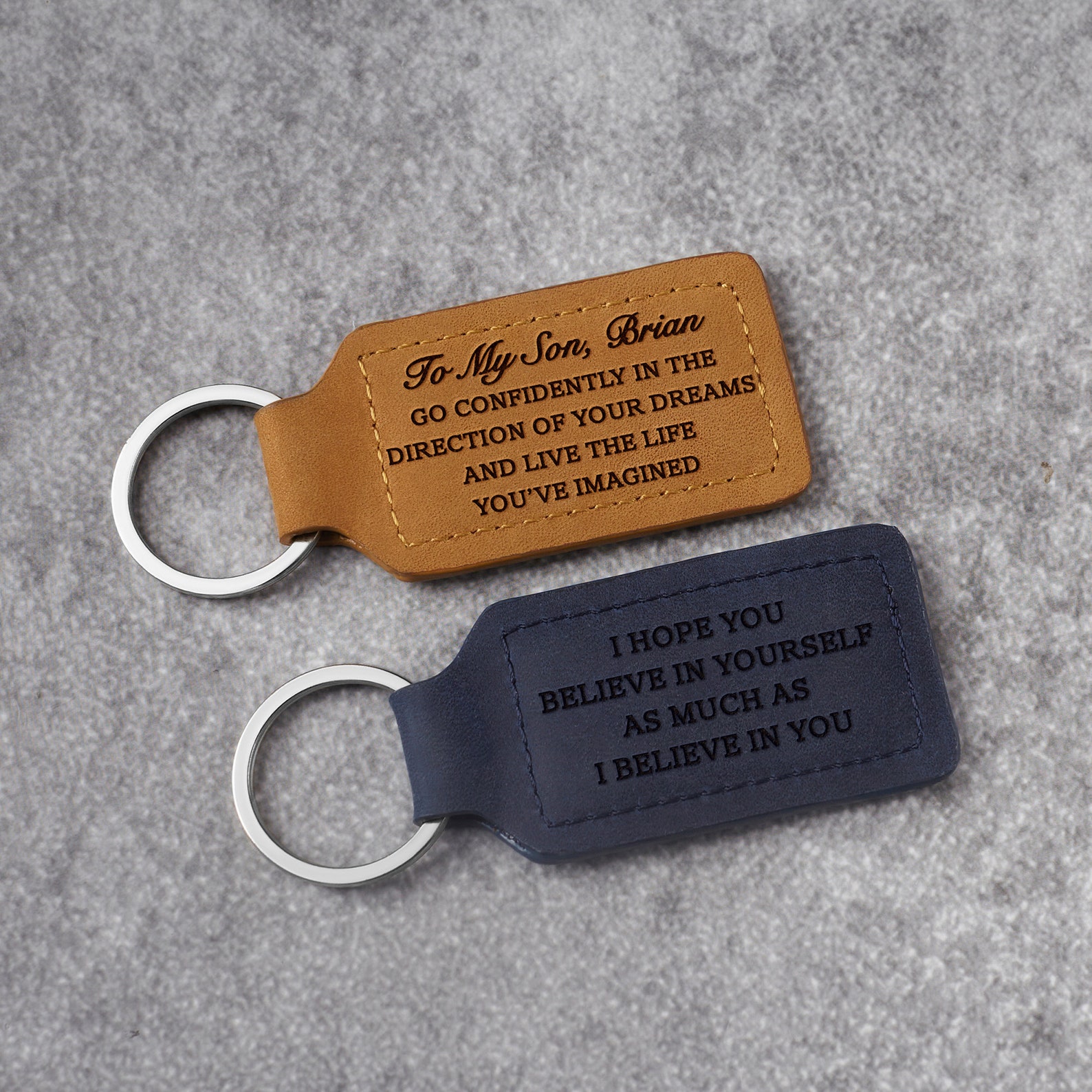 Gift for Adult Son Son Keychain to My Son Keychain Gifts - Etsy