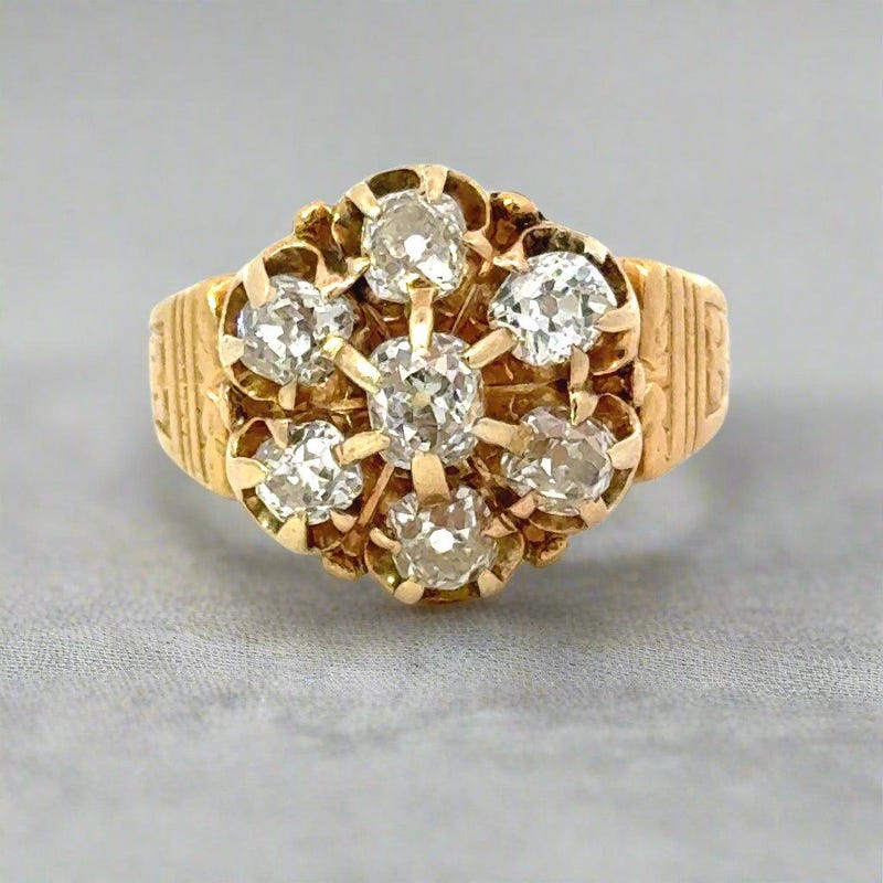 Estate Diamond Ring - Etsy
