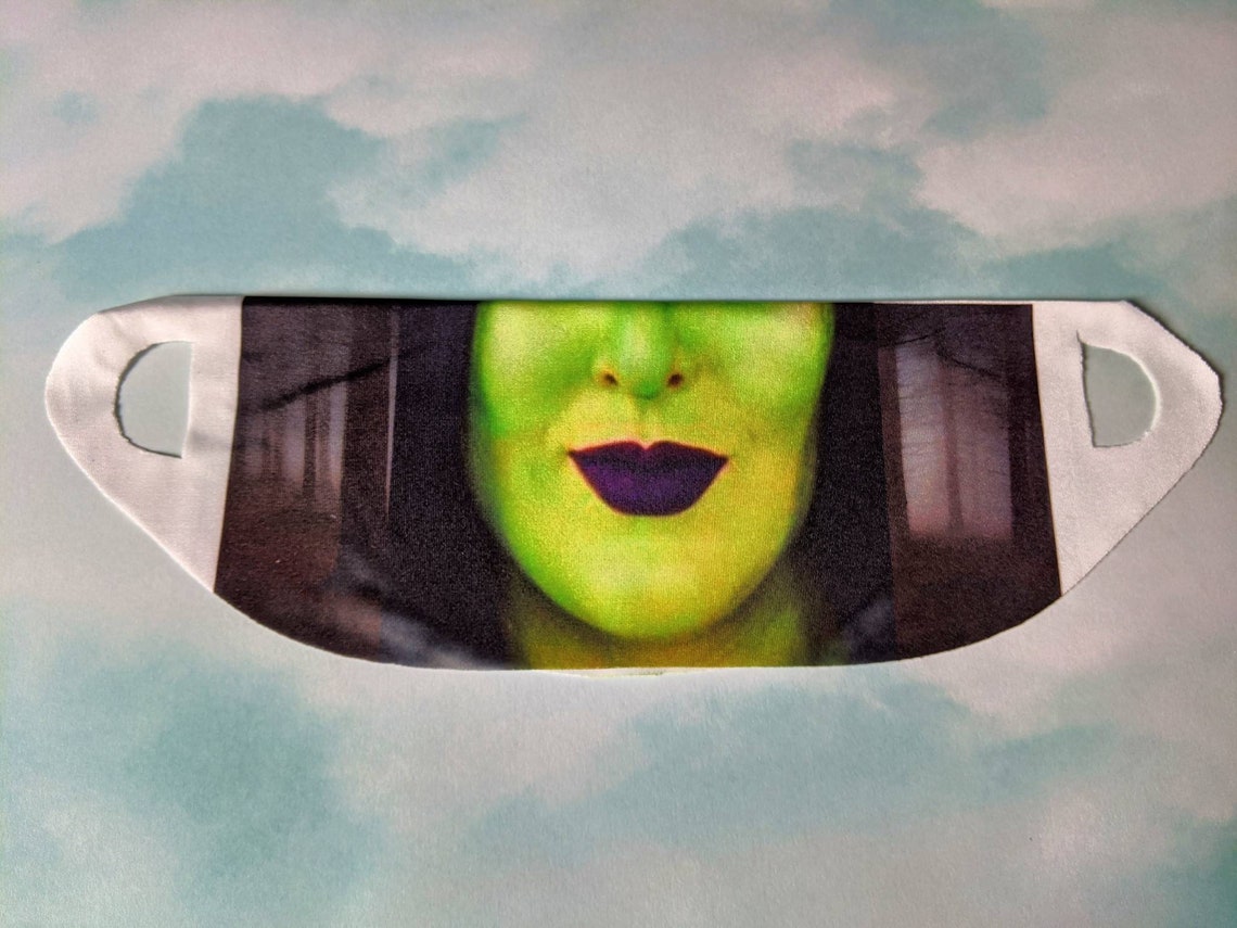 Wicked Witch Funny Real Face Face Mask | Etsy
