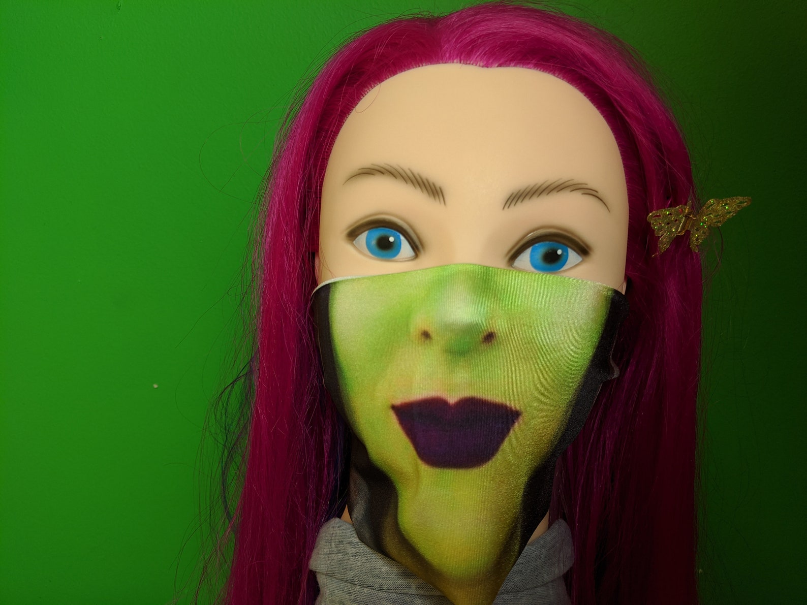 Wicked Witch Funny Real Face Face Mask | Etsy