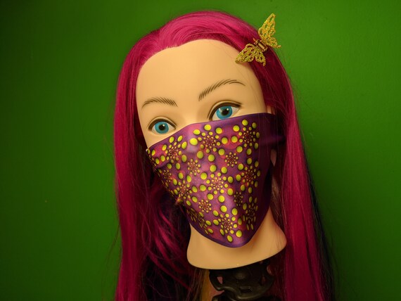 Illusion Hypno Dot Fashion Face Mask Washable Polyester Cover | Etsy