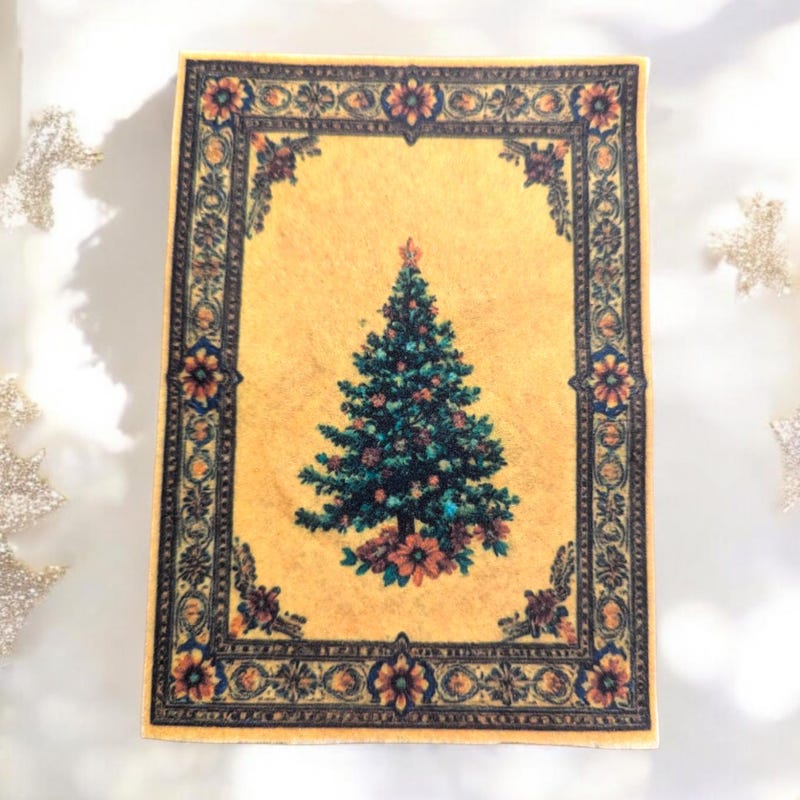 1:12 Scale Christmas Rug - Etsy