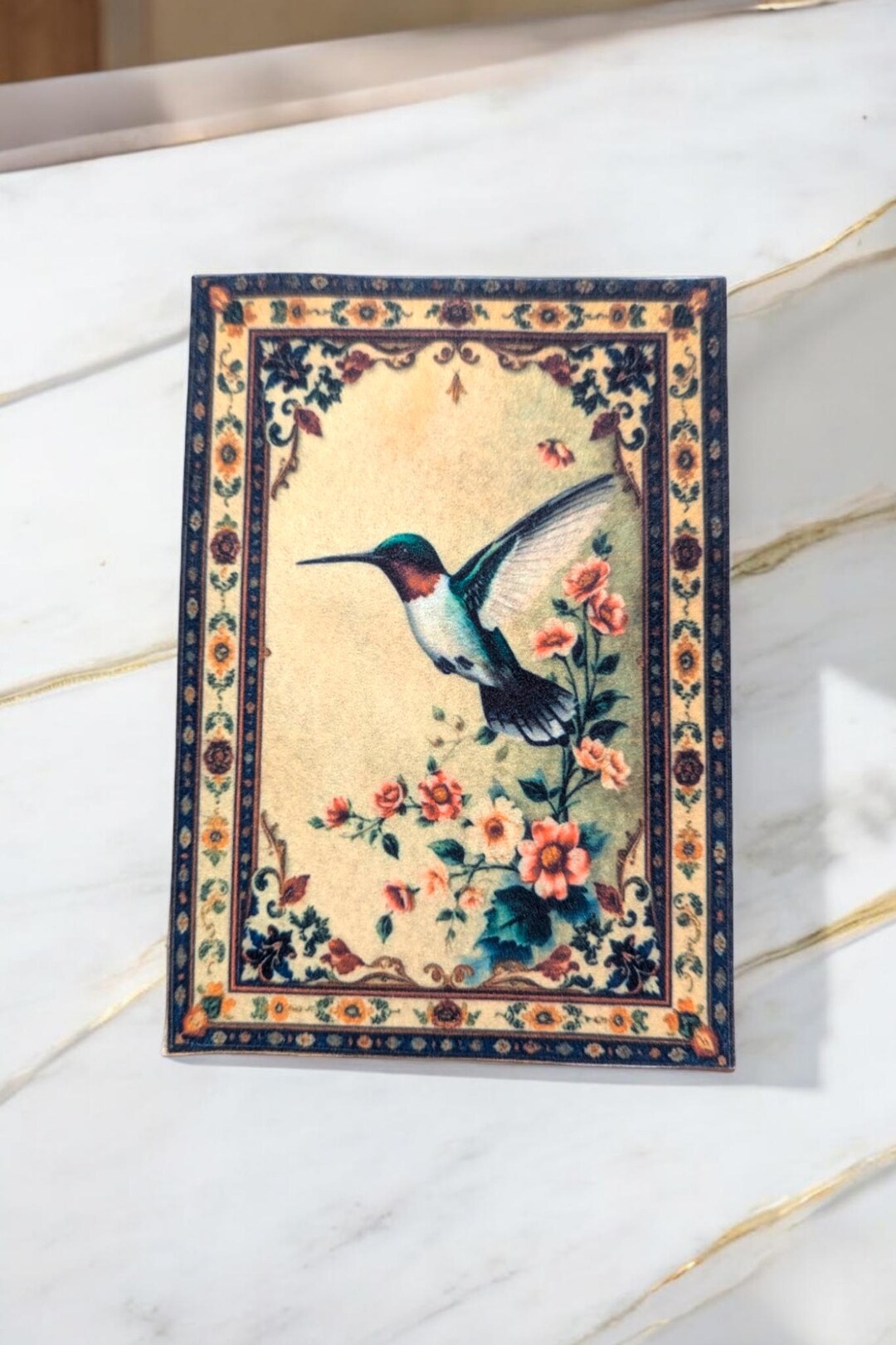 Garden Hummingbird Doll House Rug Illusion 1:12 Scale Handmade ...
