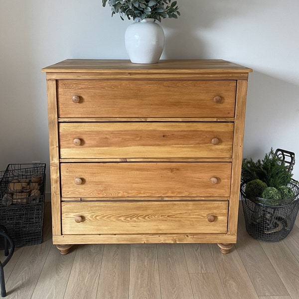 Solid Wood Dresser - Etsy