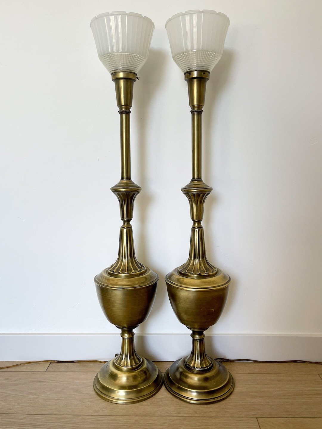 Vintage Pair of MCM Rembrandt Masterpiece 3806 Brass Table Lamp by ...