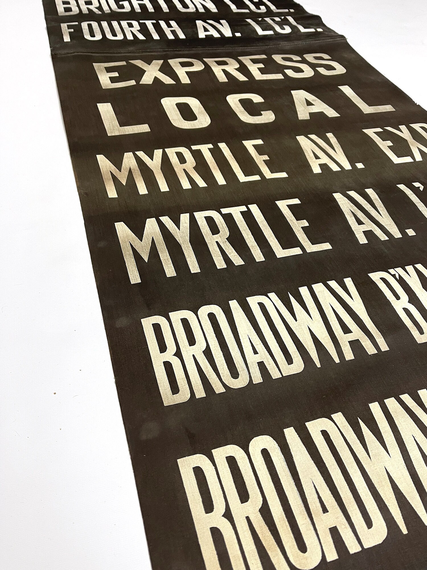 Antique 1920s New York City NYC Subway Station Scroll Mylar - Etsy