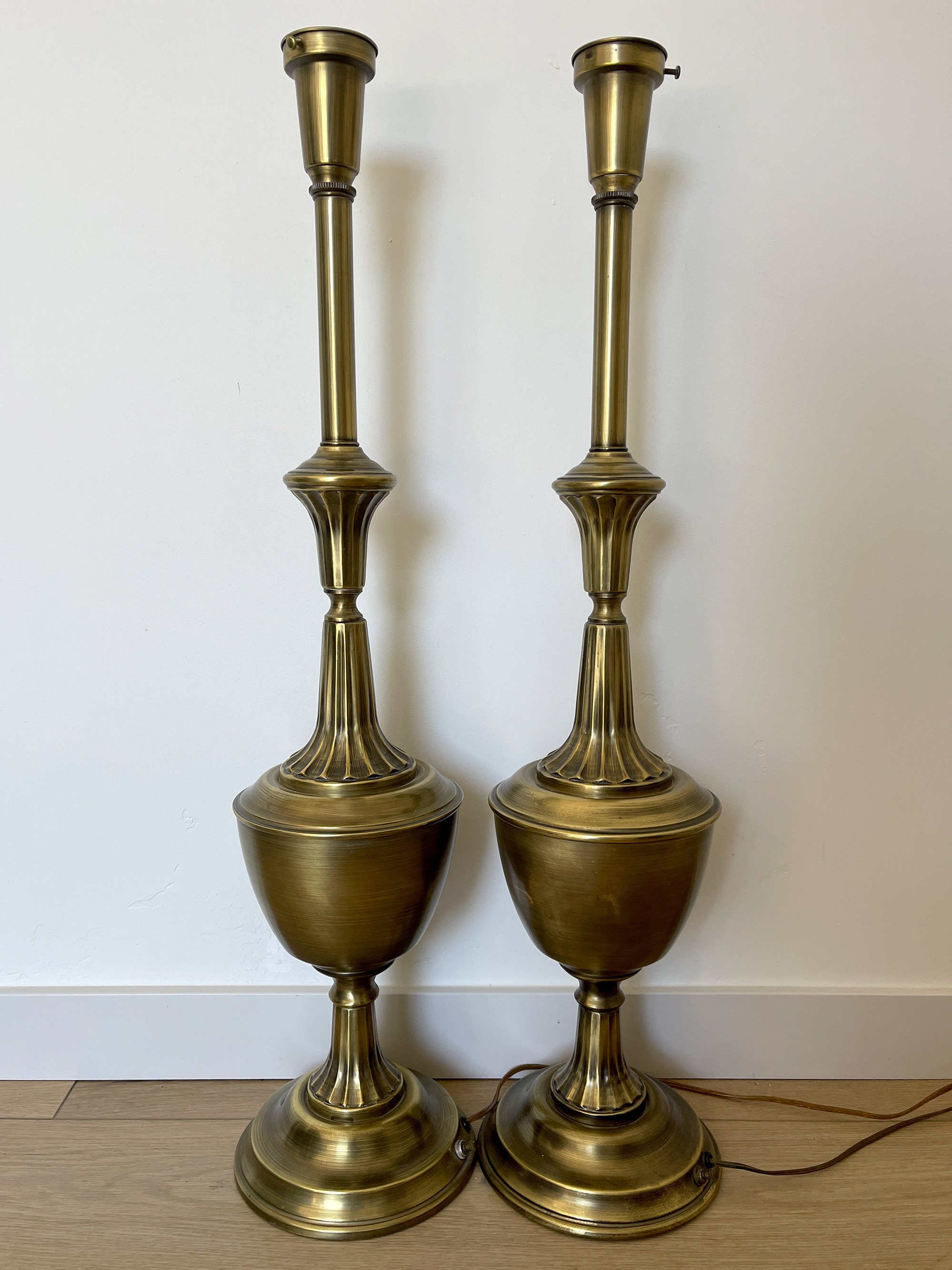 Vintage Pair of MCM Rembrandt Masterpiece 3806 Brass Table Lamp by ...