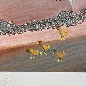 Vintage Taos Pueblo Lithograph Print by Jim Burns Mccloskey - Signed ...
