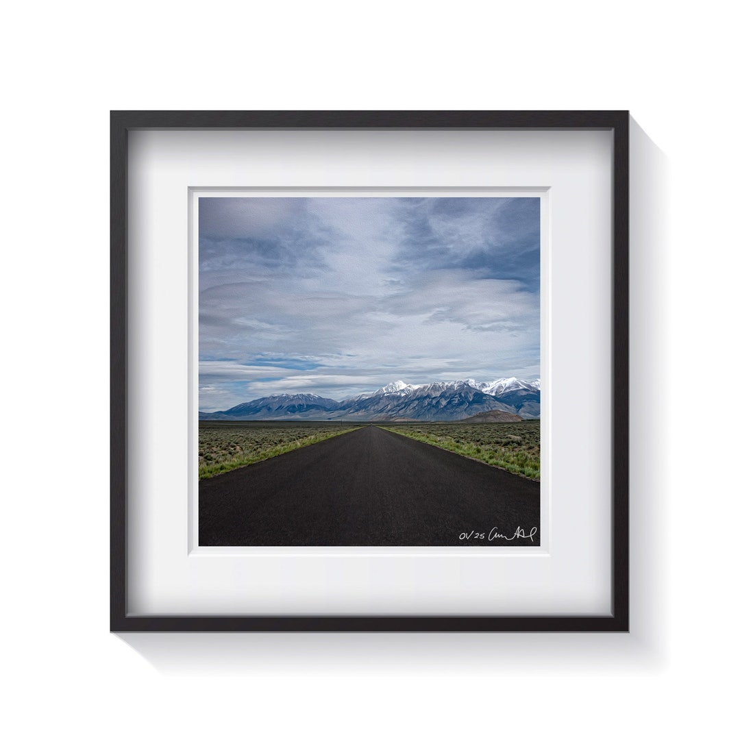 Open Road Landscape Framed Fine Gallery Art Photography - Dwell Dekor ...