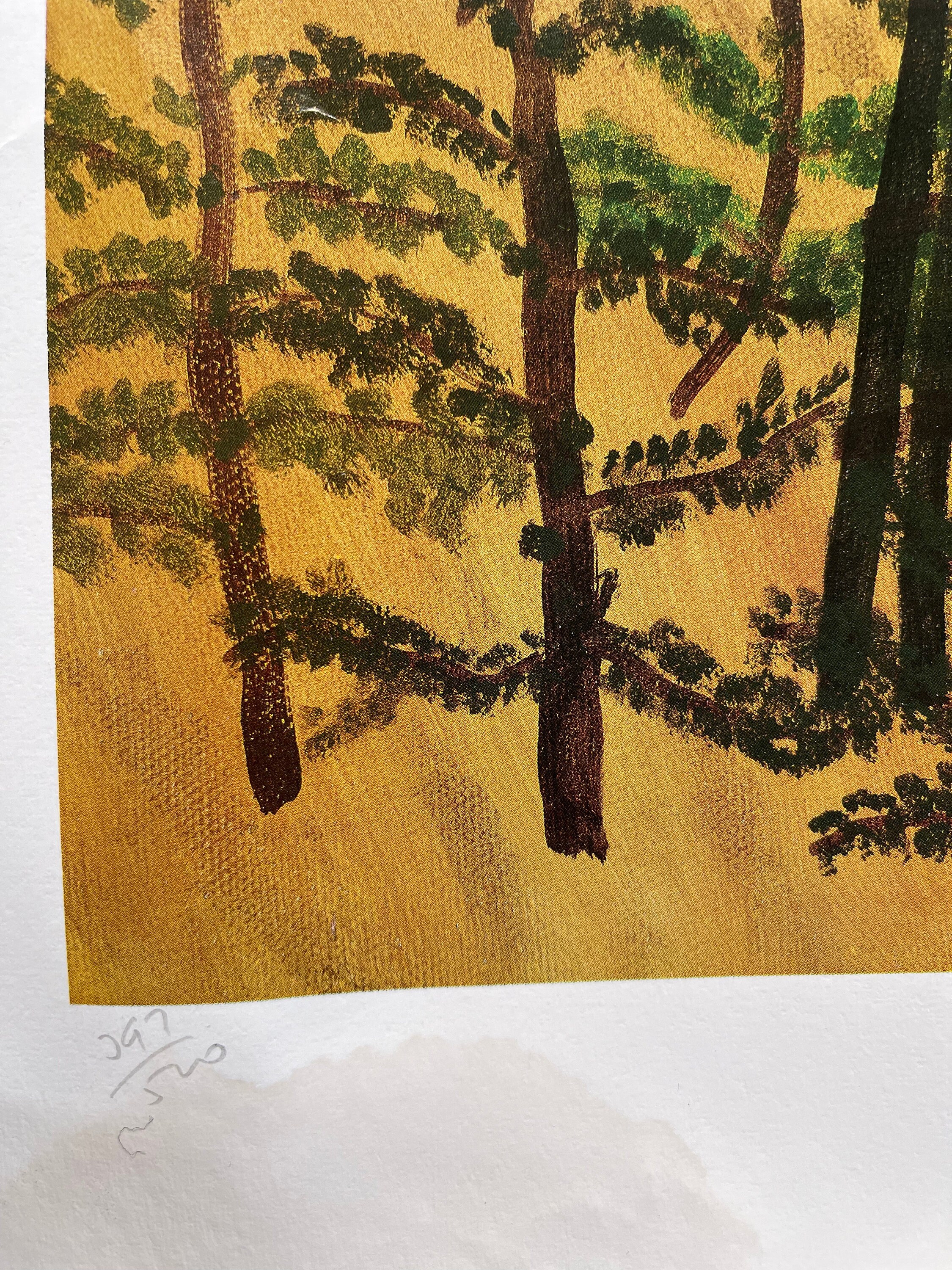 Vintage Western Run Train, American Indian and Landscape Folk Art ...
